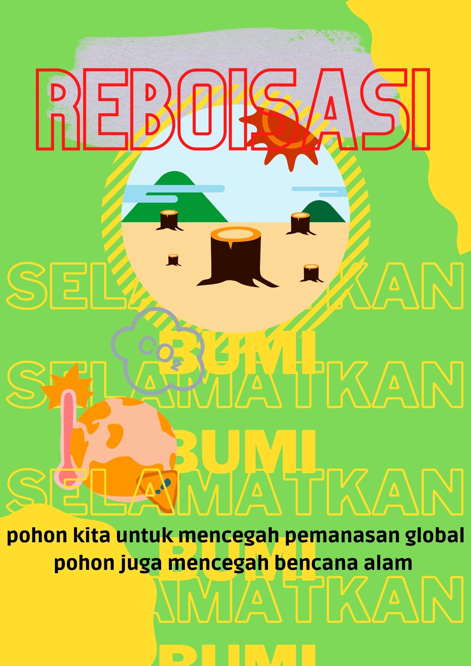 Poster Reboisasi - SMP Maria Mediatrix