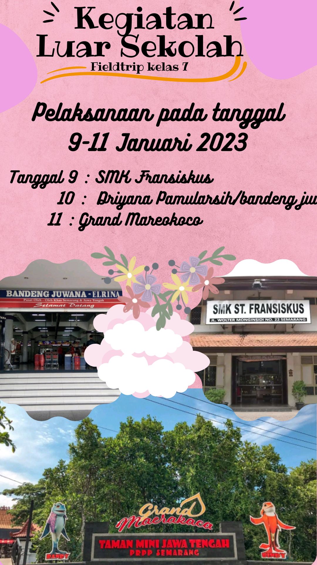 Laporan Fieldtrip Kelas 7 - SMP Maria Mediatrix