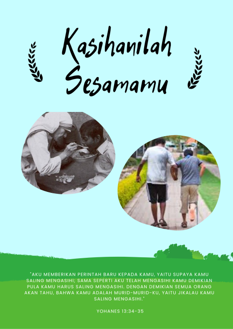 Poster mengasihi sesama | SMP Maria Mediatrix