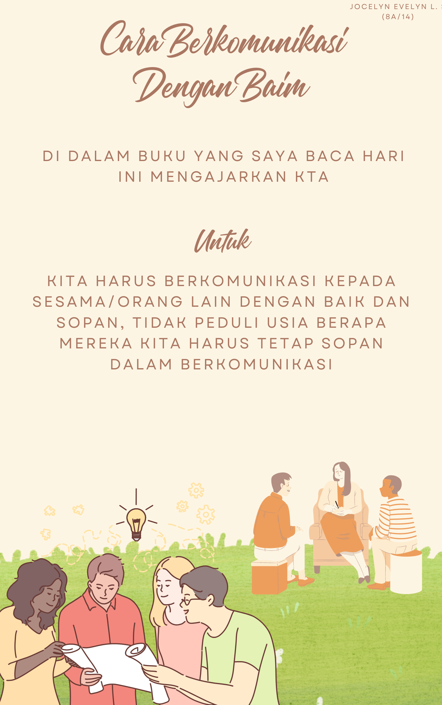 Berkomunikasi dengan baik - SMP Maria Mediatrix