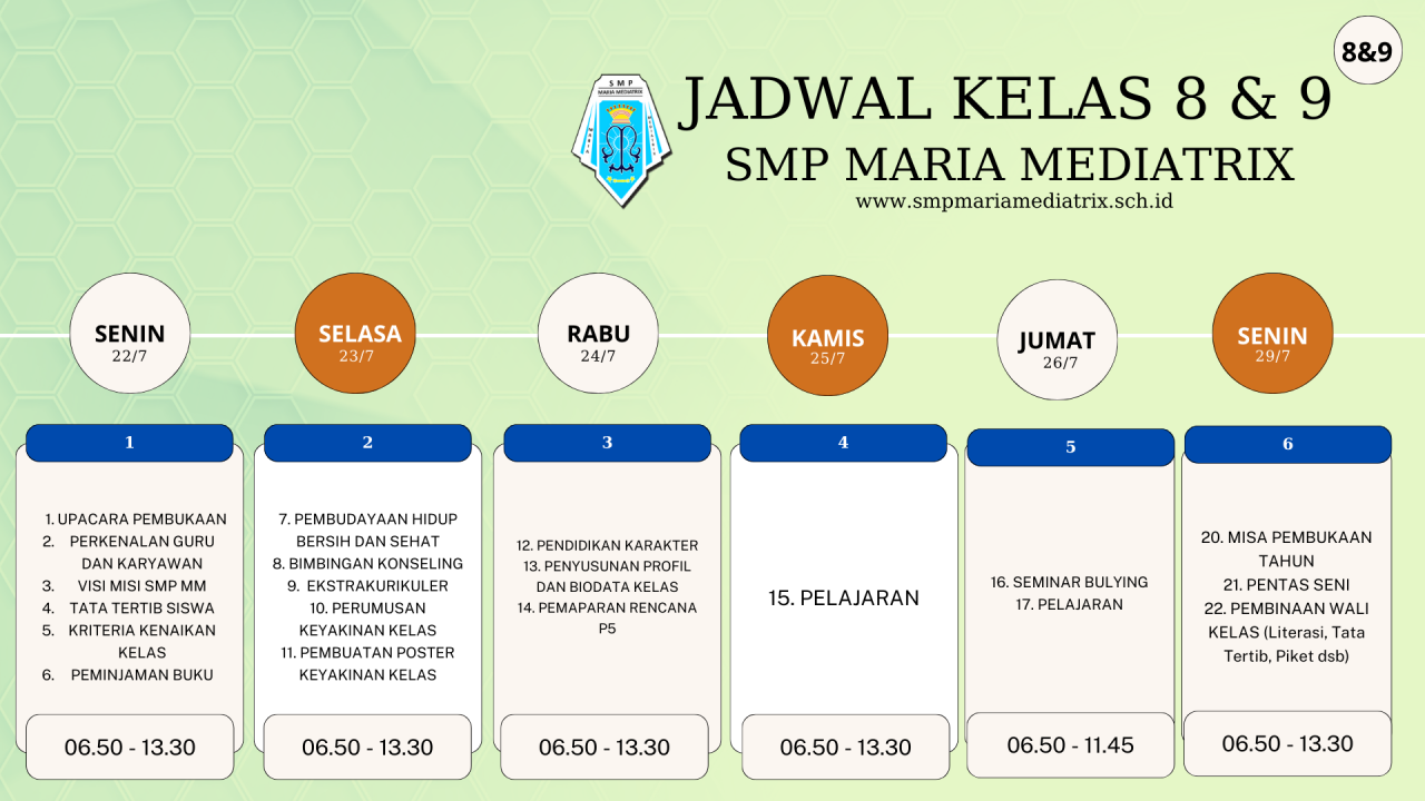 Informasi Sekolah | SMP Maria Mediatrix